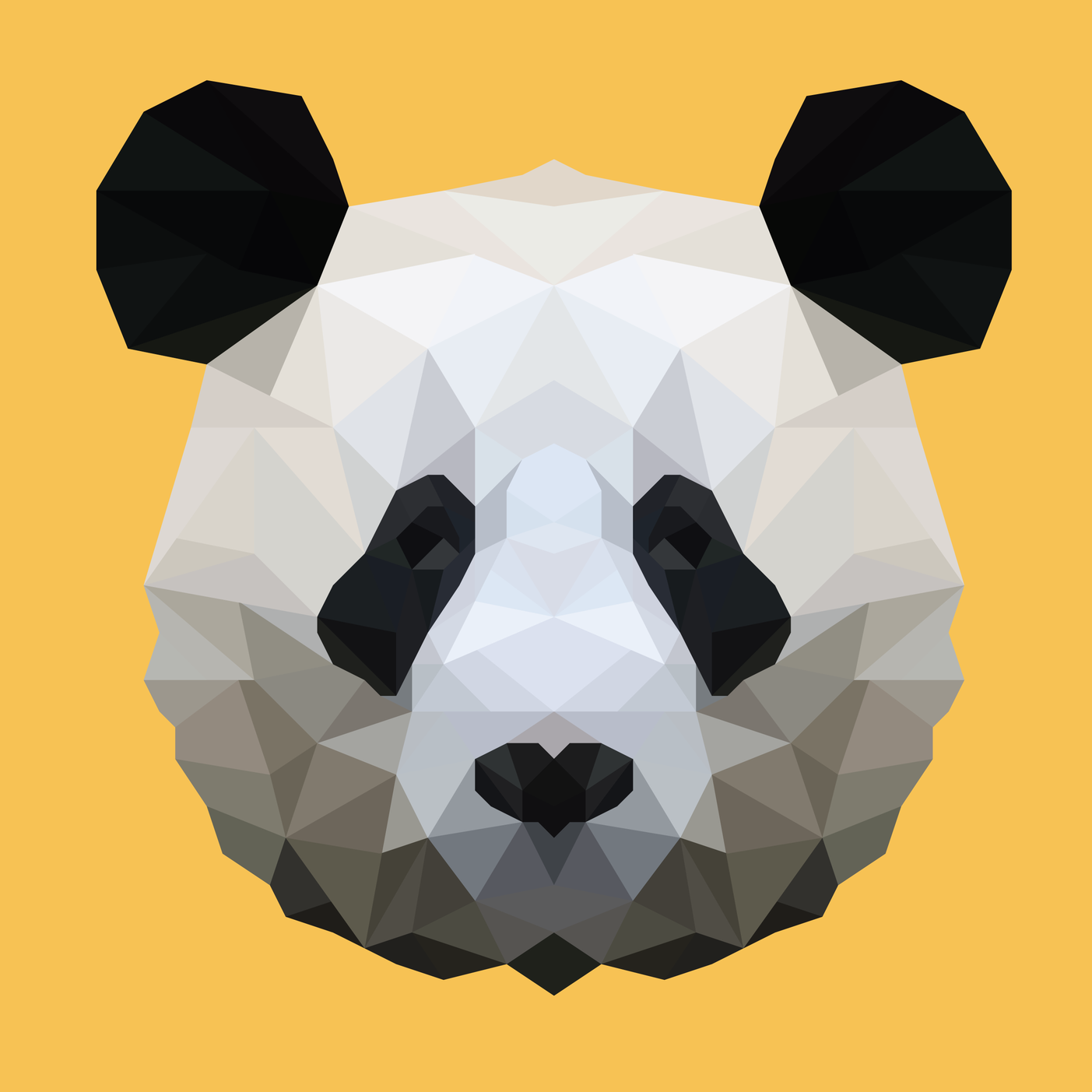 Low-poly Panda by Rashawn J. McCrea on Dribbble