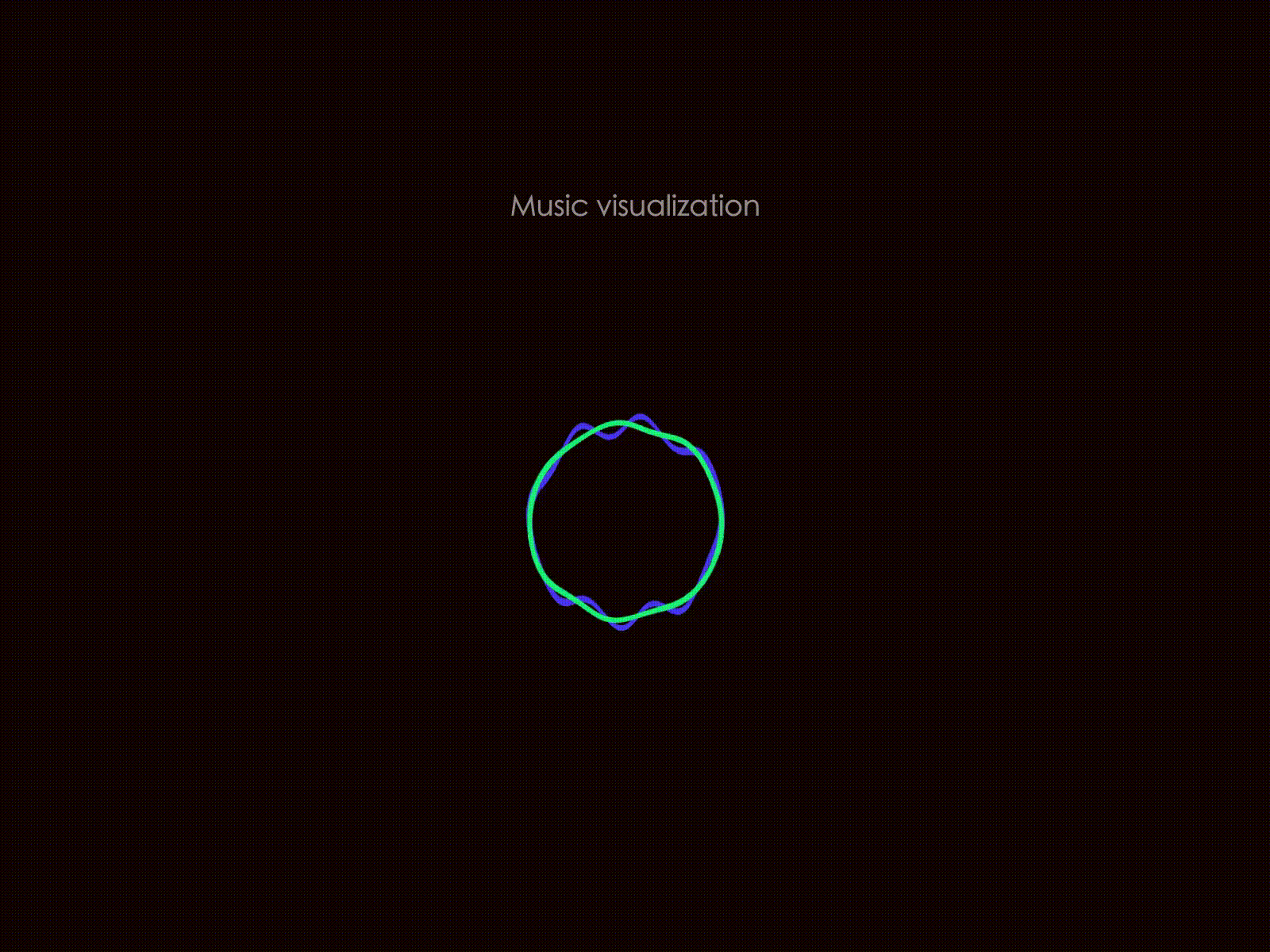Music visualization by 迈克 on Dribbble
