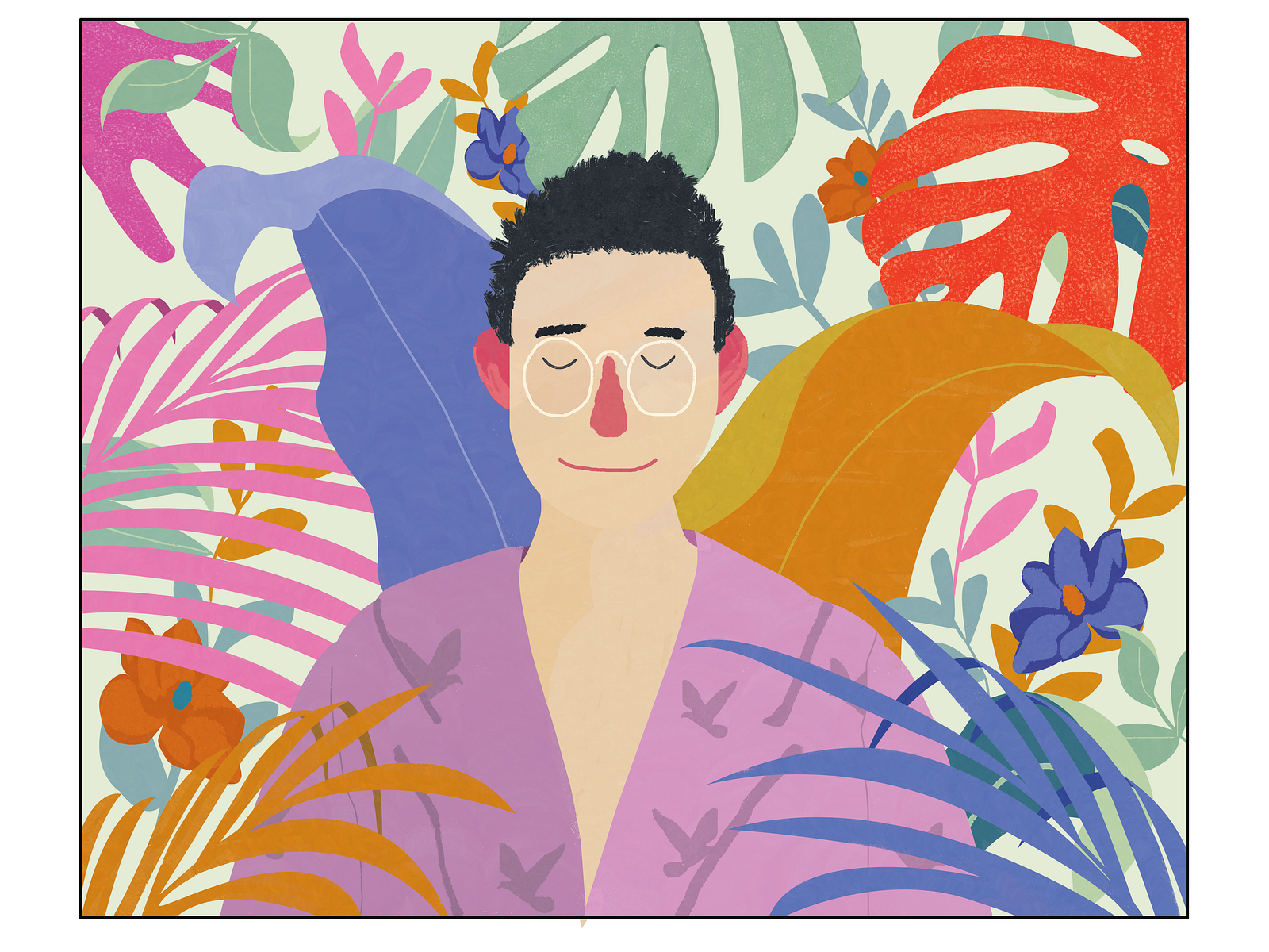 Portrait by Shailesh Budhathoki on Dribbble