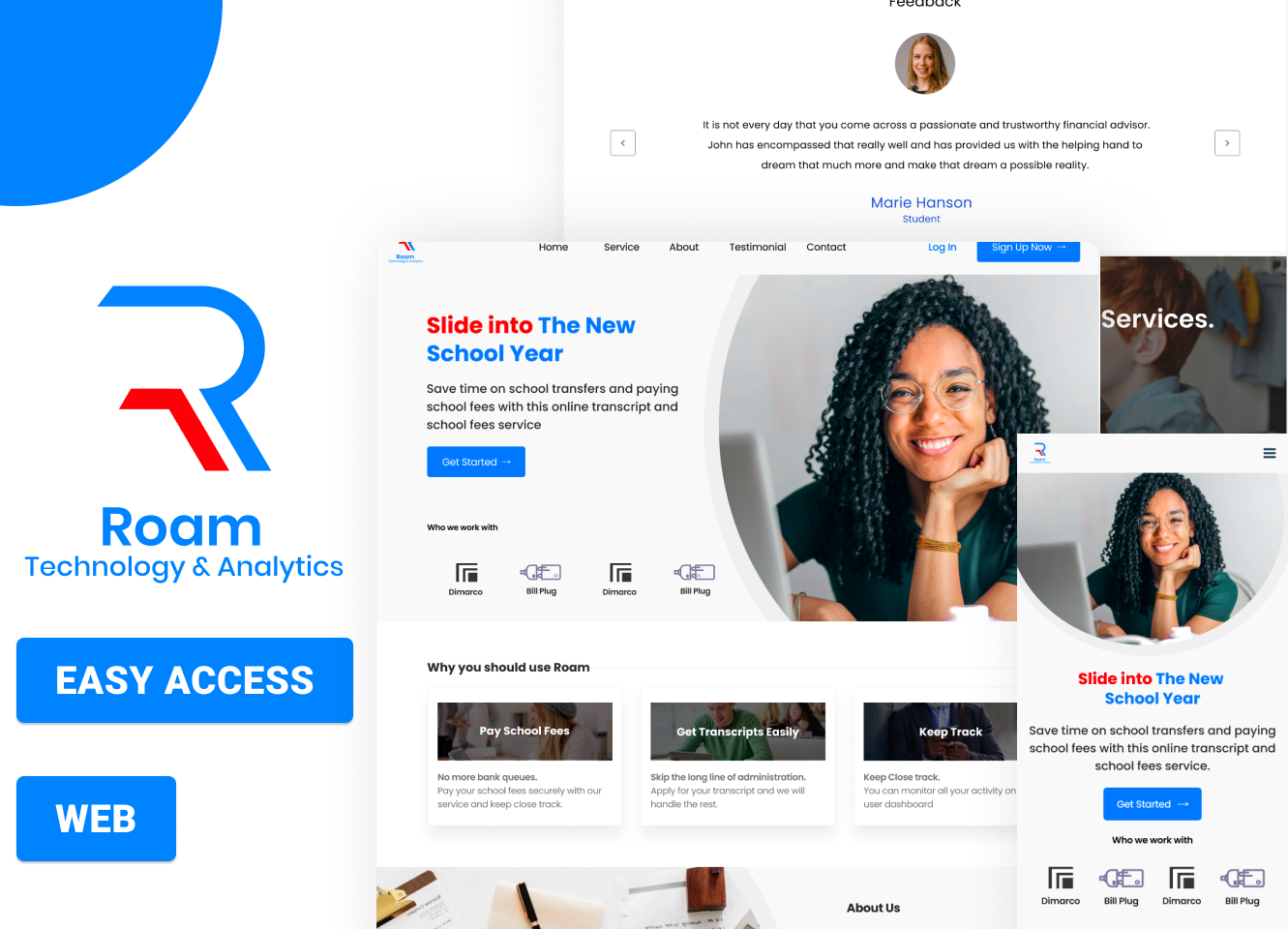 Transcript Website by Afuwape Abiodun on Dribbble