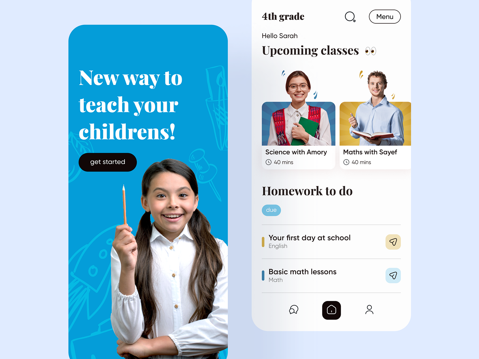 Children education app UI design by Sayef Mahmud for Pixel Navy Agency ...