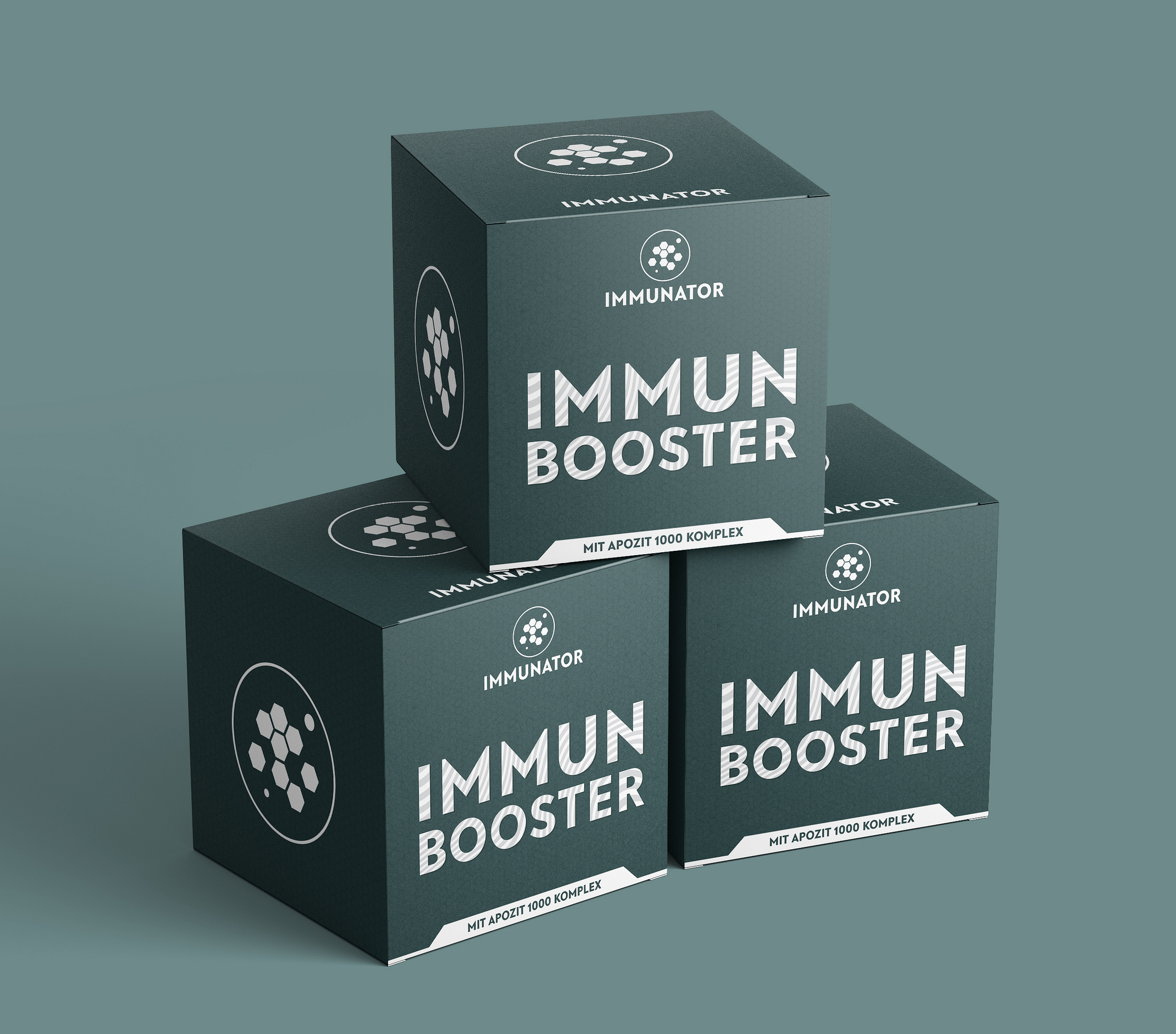 Immune booster box packaging design. by HexTria on Dribbble