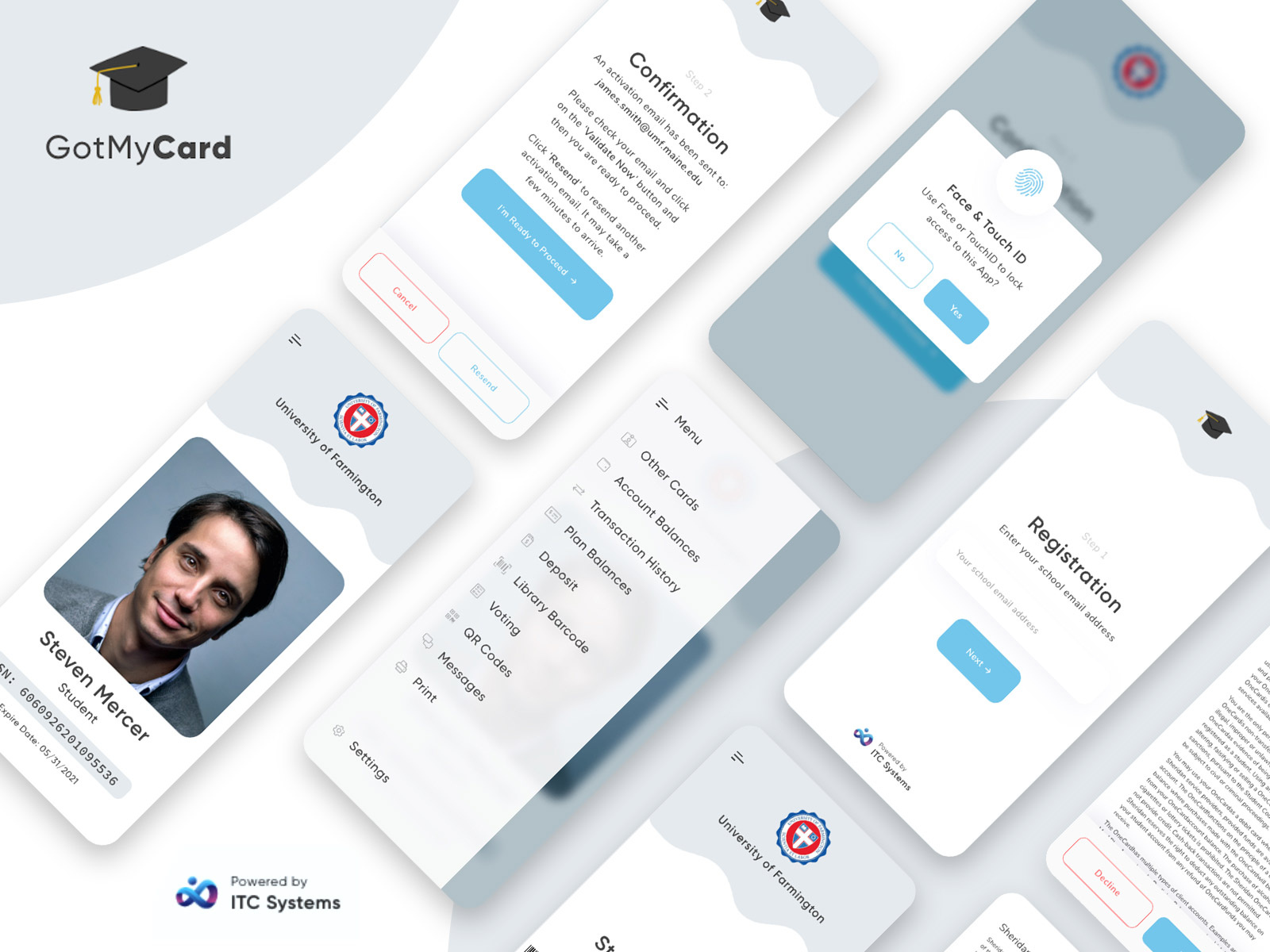 Simple Student App Design by Pavel Poloskov on Dribbble