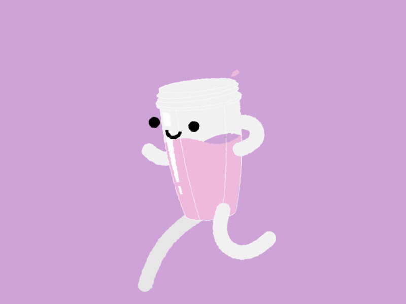 Running on Strawberry Smoothies by Oscar Brooks-Luscombe on Dribbble
