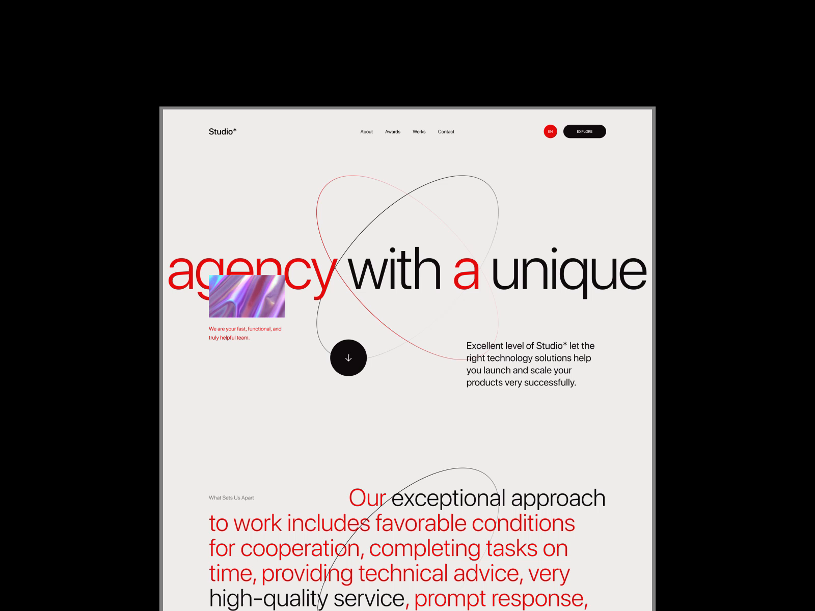 Studio - Creative Agency Website by Valeriia Ser for Gotoinc on Dribbble