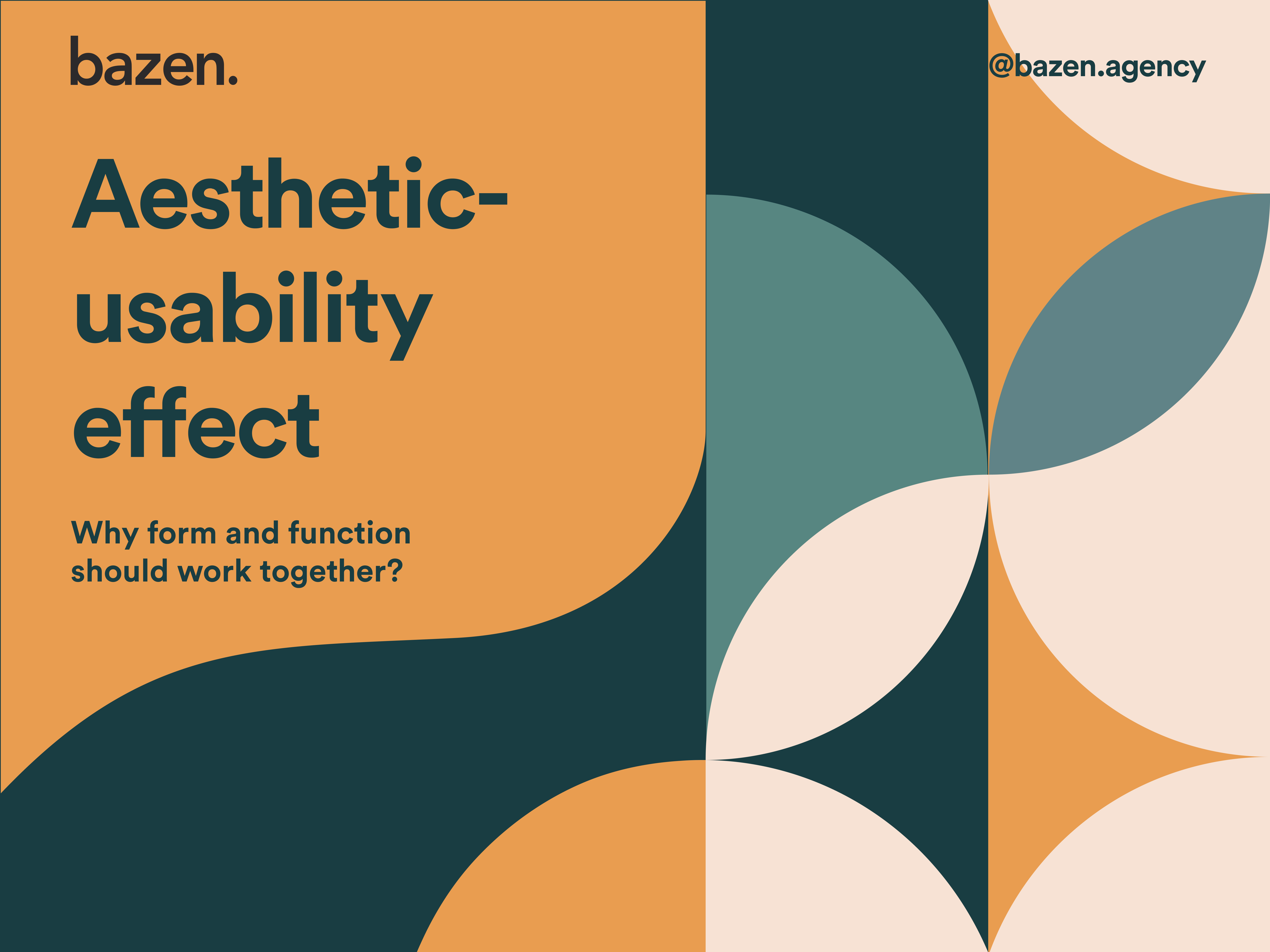 Design Tip - Aesthetic-usability effect by bazen.talks on Dribbble