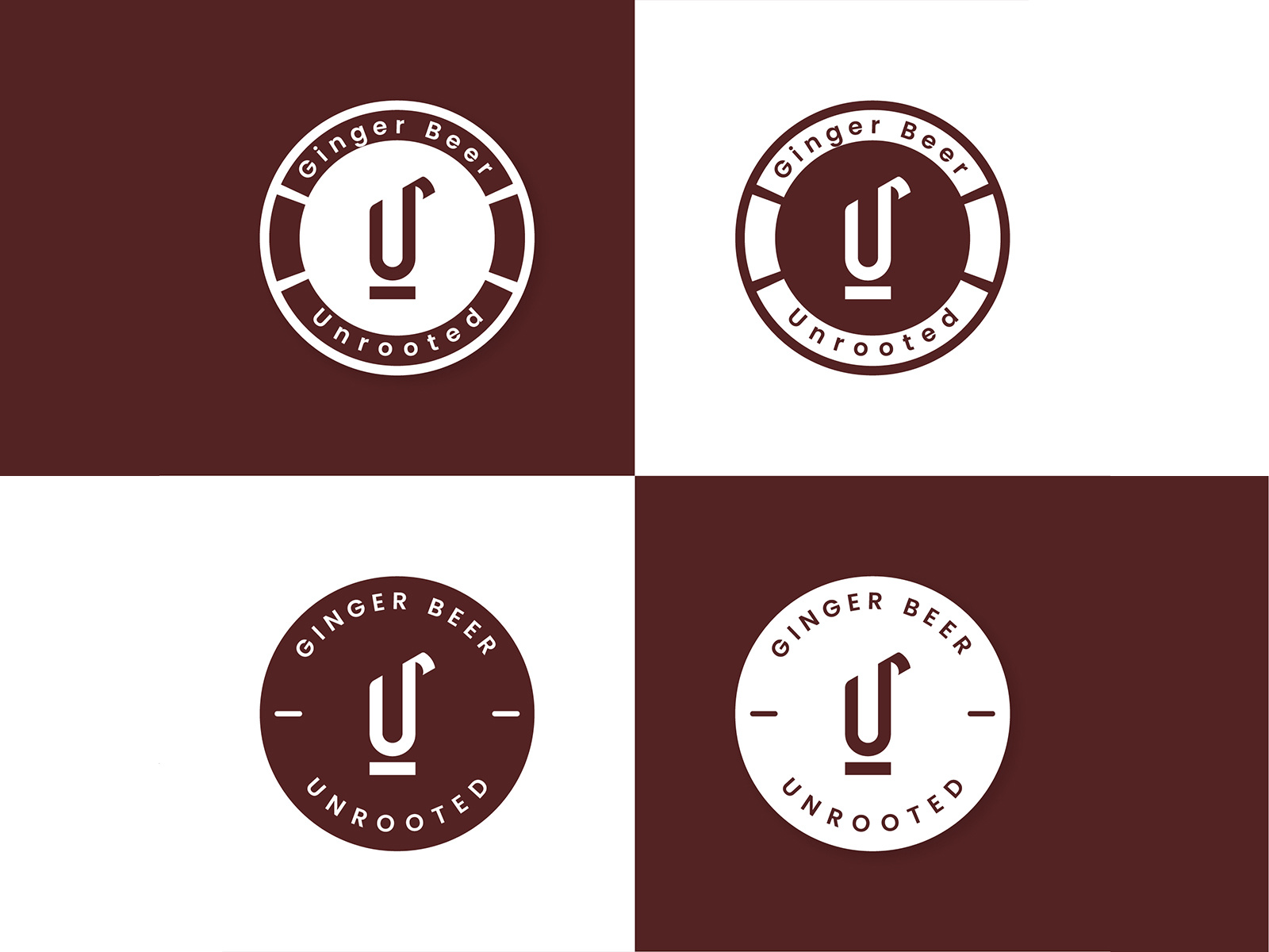 Unrooted Beer Co. Logo Design by sos : someofsomething on Dribbble
