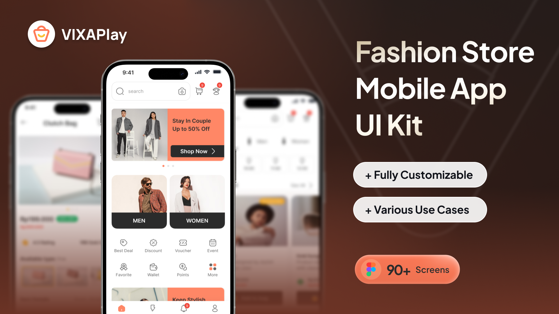 VIXA Store - Fashion Store Mobile App UI Kit by Vixturistic Studio on ...
