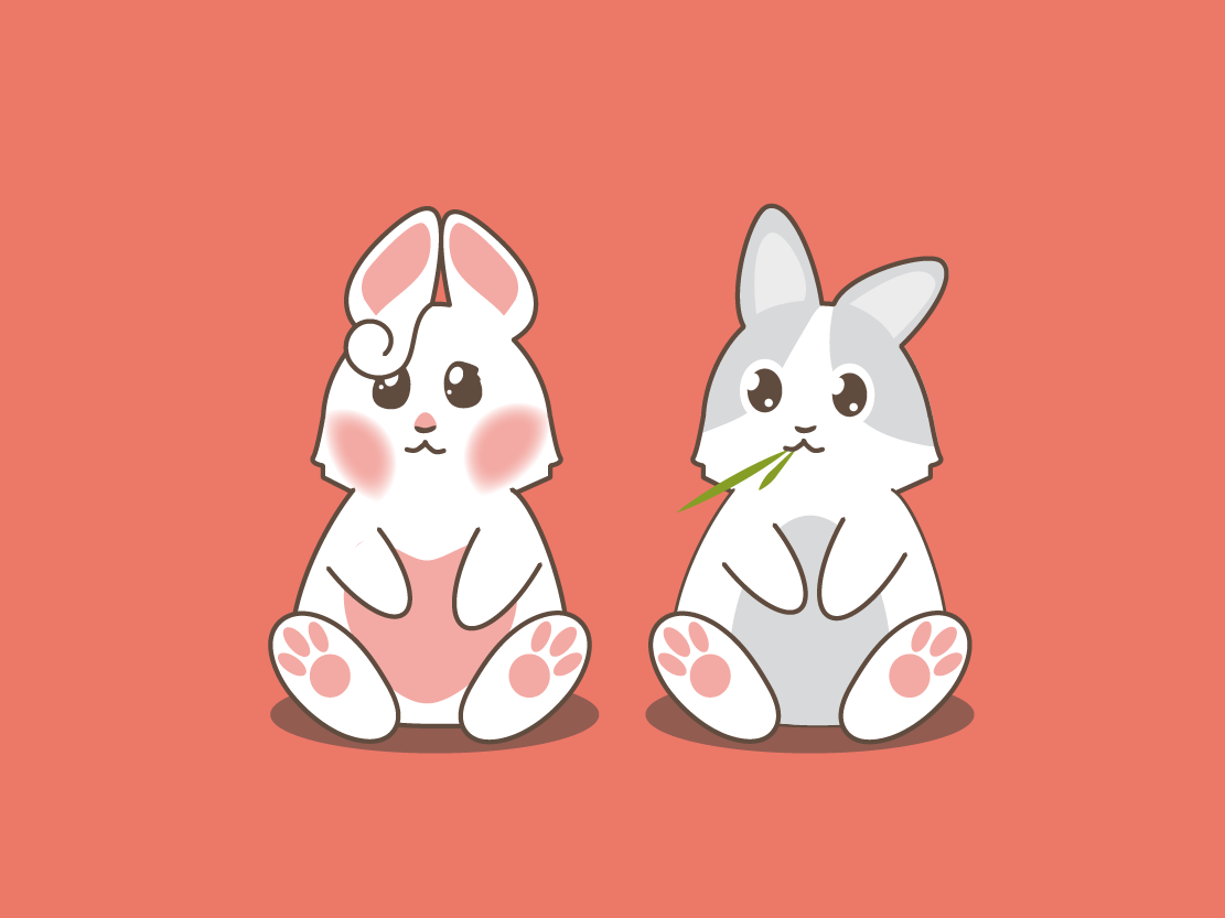 Cute Bunny by aramisdream on Dribbble