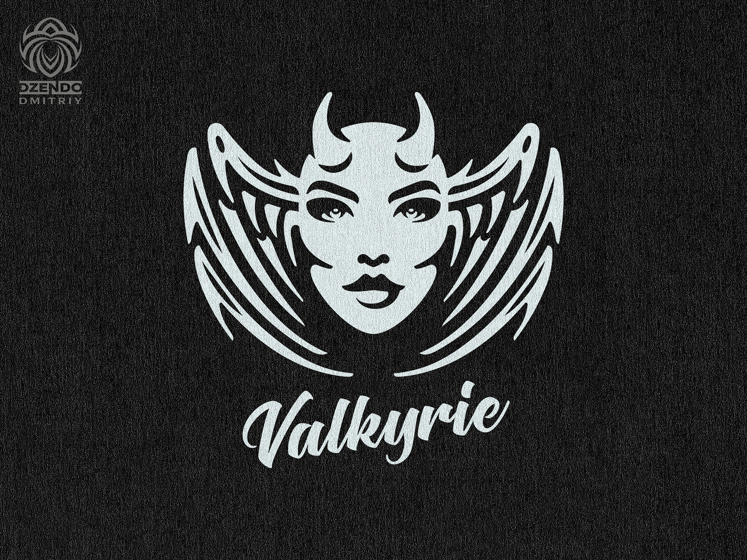 Beautiful Valkyrie Logo by Dmitriy Dzendo on Dribbble