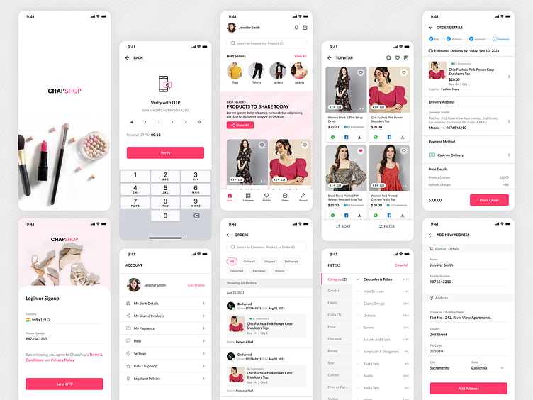 Shopping App by Mehak Sharma on Dribbble