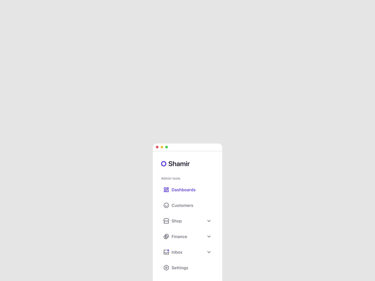 Minimal sidebar navigation by Uğur Demirci on Dribbble