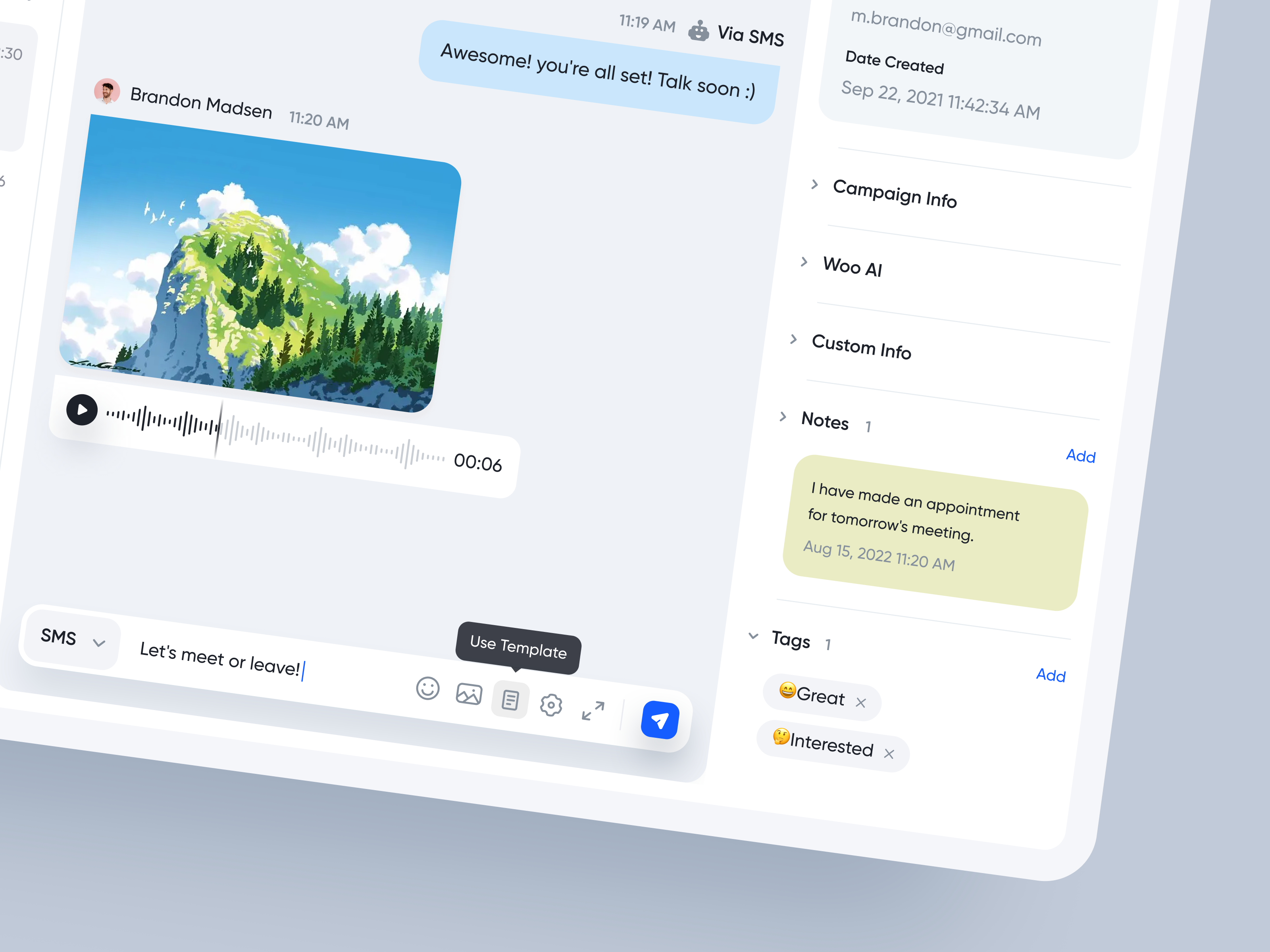 Conversation Manager by Jim ØDStudio on Dribbble