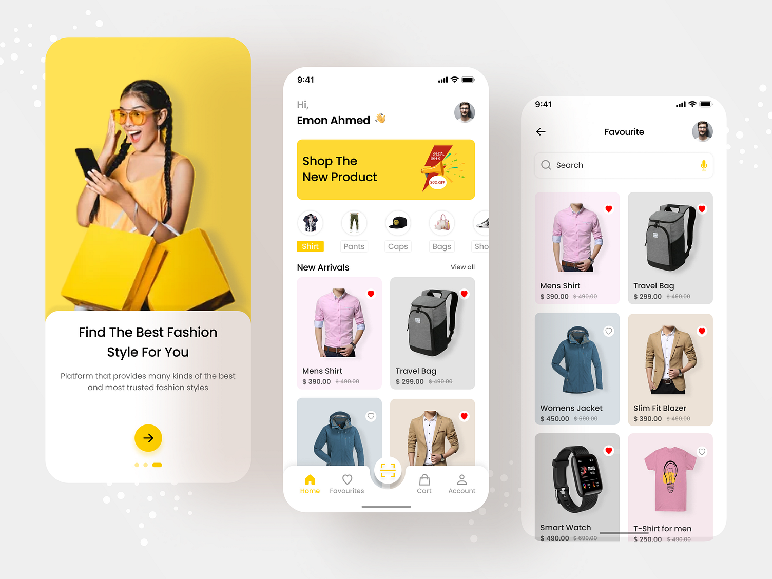 E Commerce Mobile App Ui By Mamun Ahmed On Dribbble