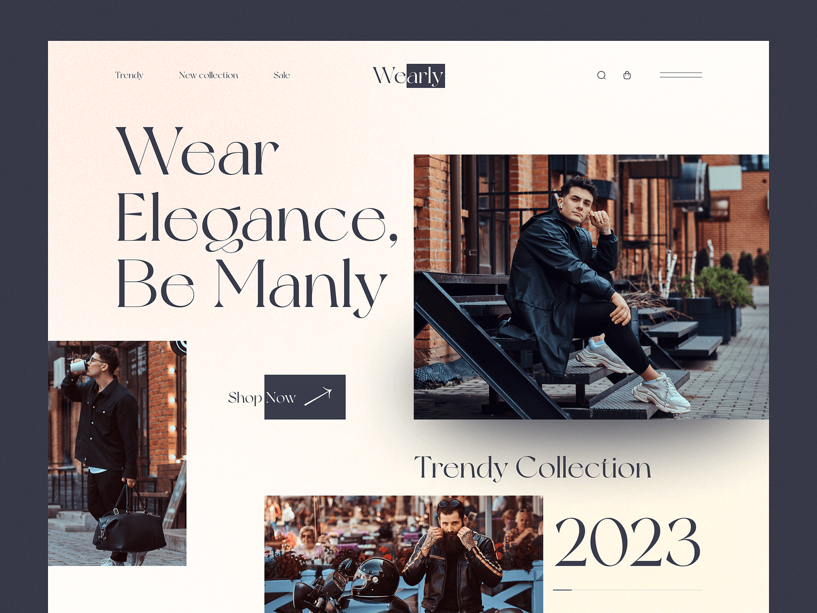 Men's Clothing Store Website Design by Muhammad Shofiuddoula on Dribbble