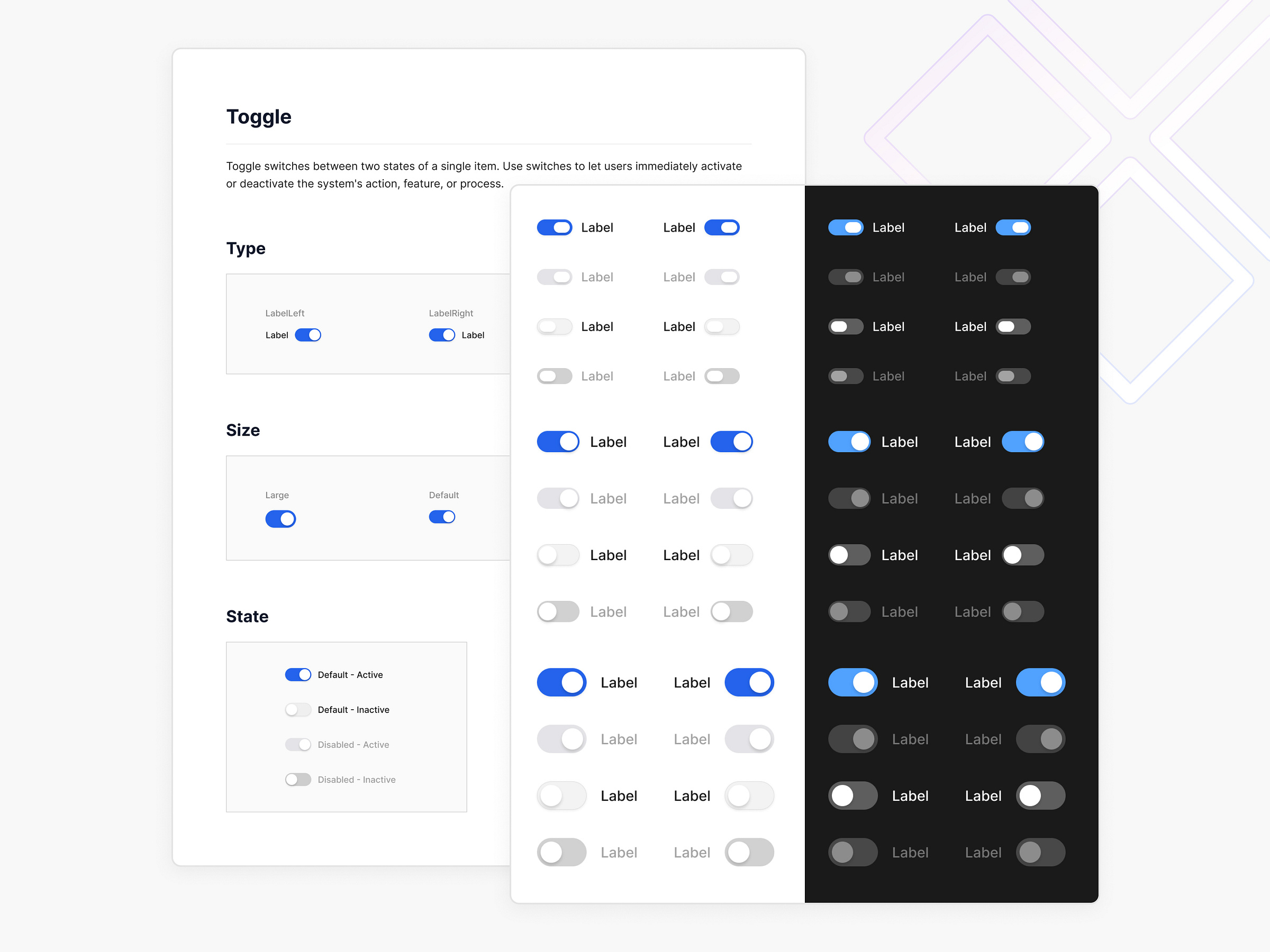 Toggle components for Figma — Frames X by Bunin Dmitriy on Dribbble