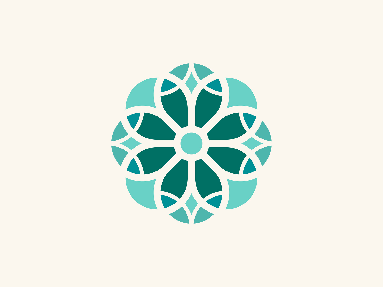 Rose window Logo by Kinga Kadróg on Dribbble