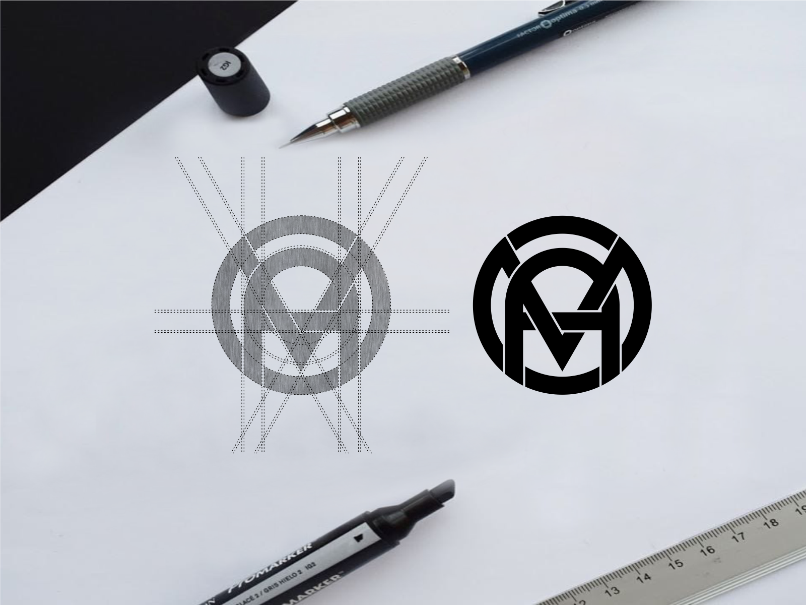 MAO monogram logo concept by santuy_dsgn on Dribbble