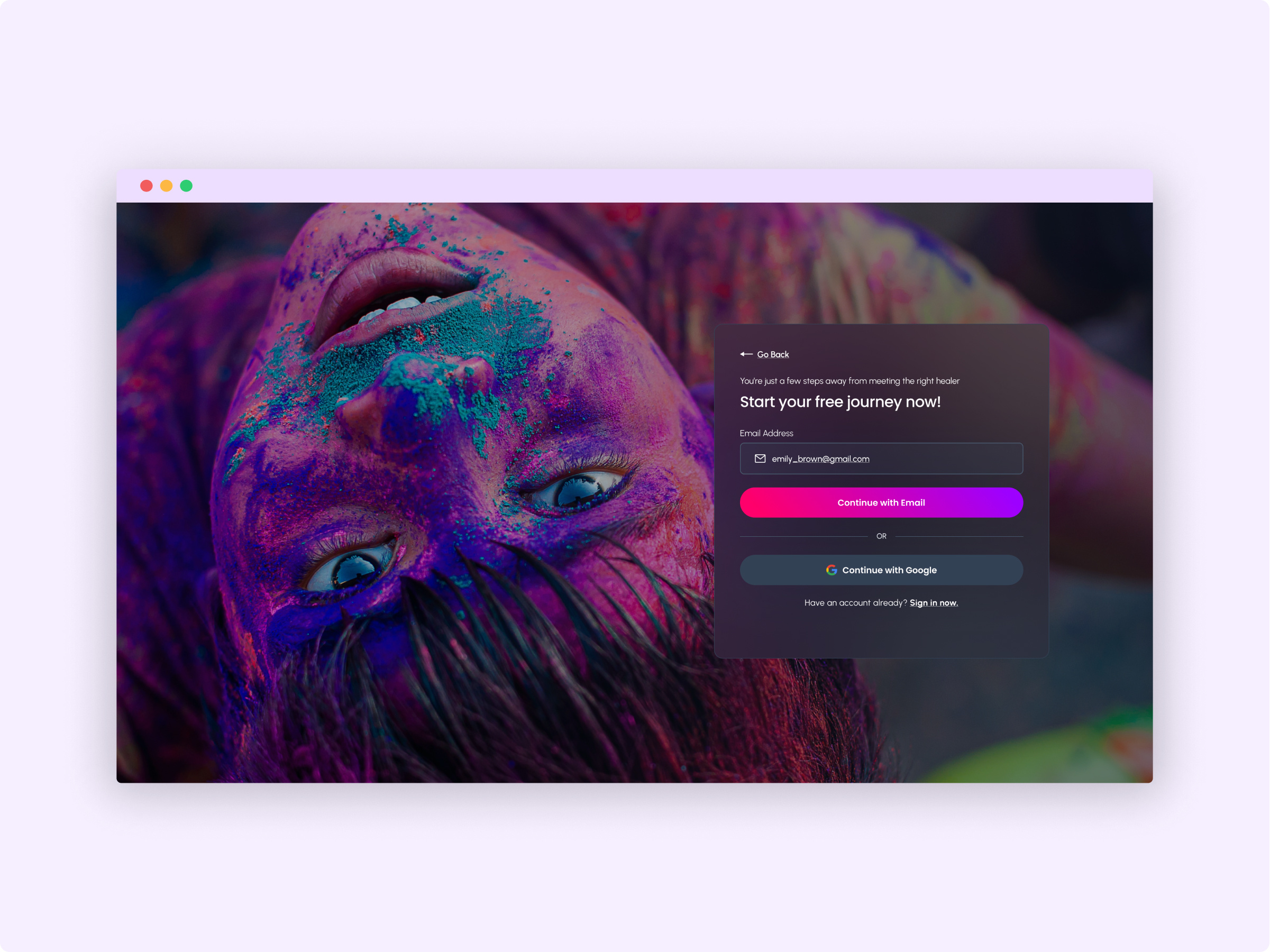 Enter Here - Mental Health Progressive Webapp by Rafay Syed for AlphaSquad Studio on Dribbble