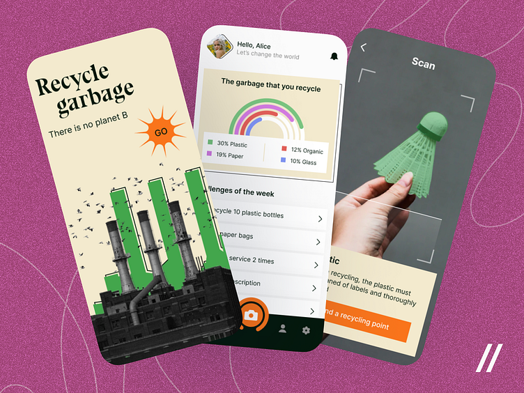 Zero Waste App by Kristina Taskaeva for Purrweb UI/UX Agency on Dribbble