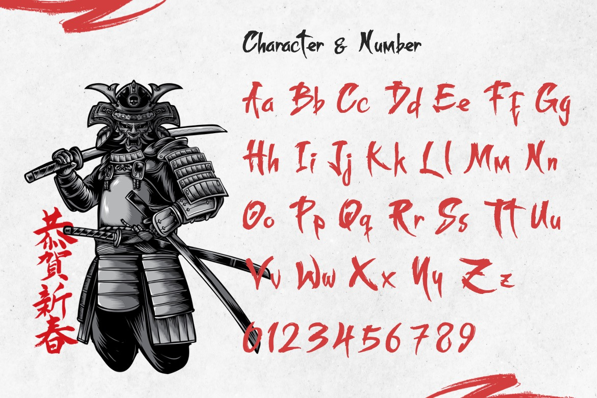 Geishta – Japanese Brush Font by Dhabee Studio on Dribbble