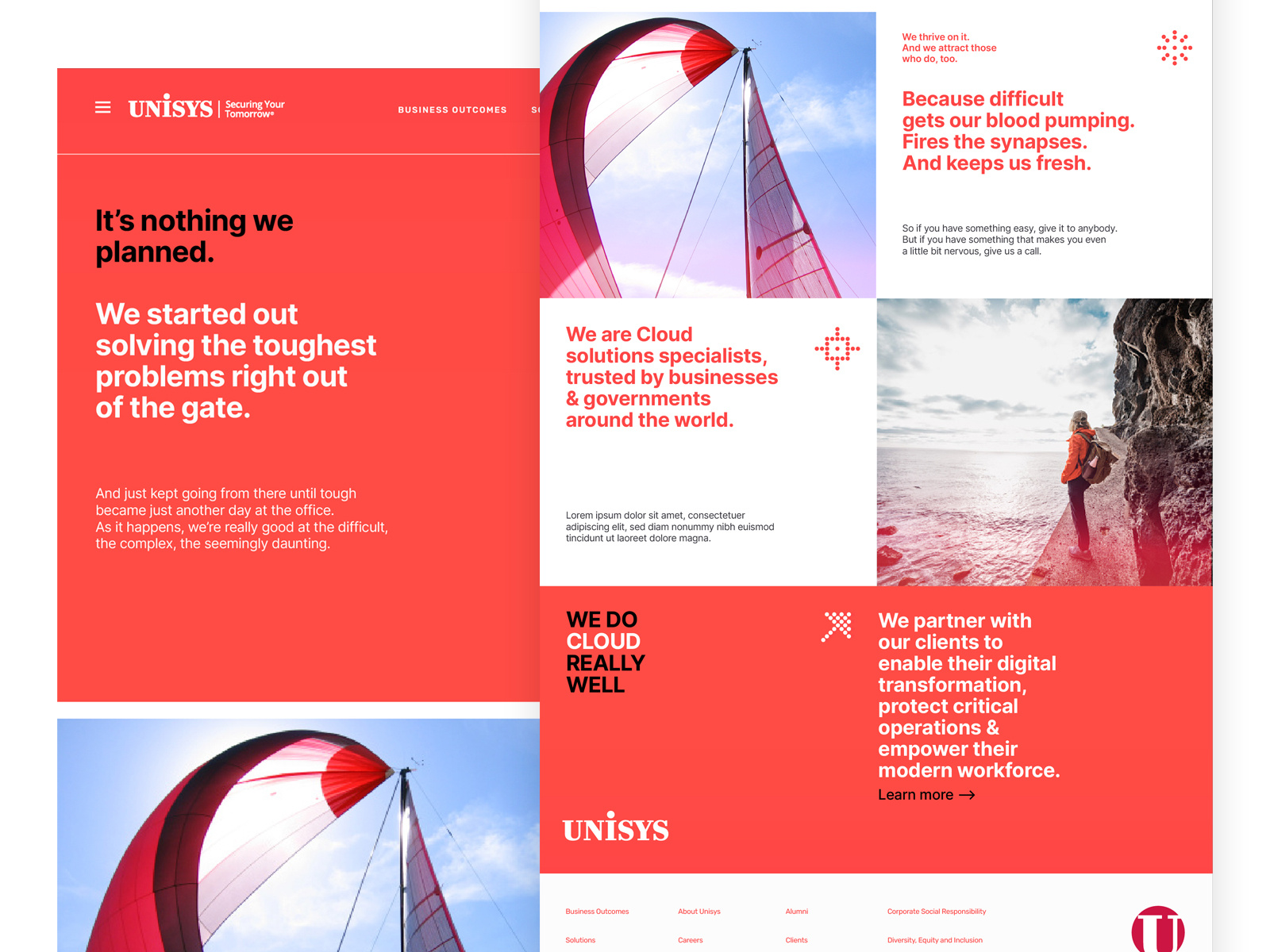 Marketing Campaign Site by Arup Paul on Dribbble