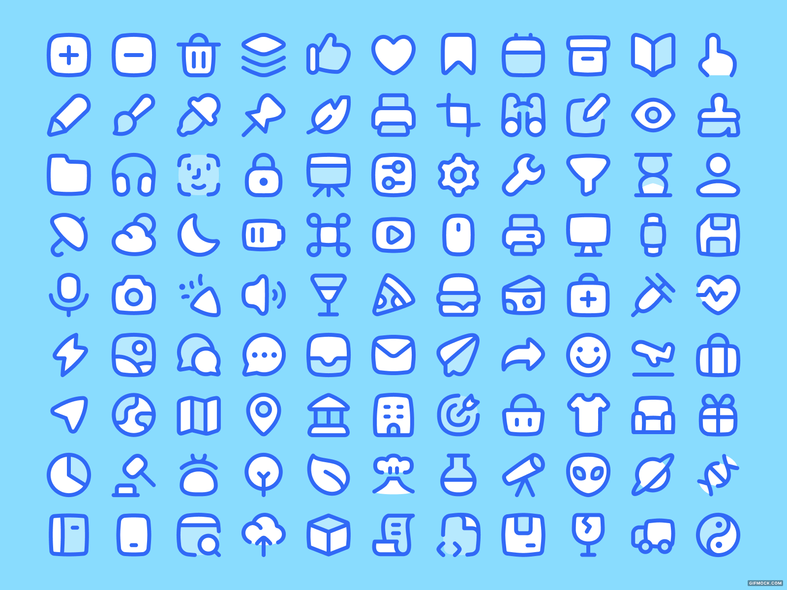 Flex Duo Icon Set by Streamline on Dribbble