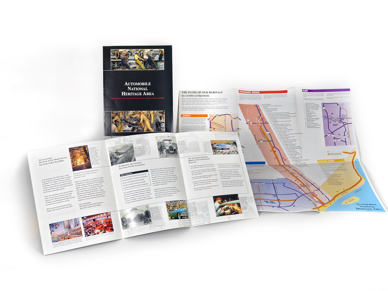 ANHA Detailed Brochure Map Foldout by Lee Walker on Dribbble