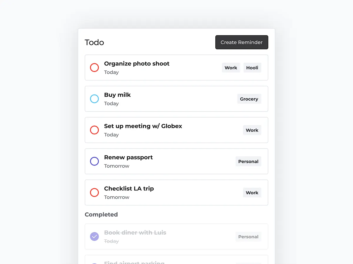 Browse thousands of Figma Todo List images for design inspiration ...