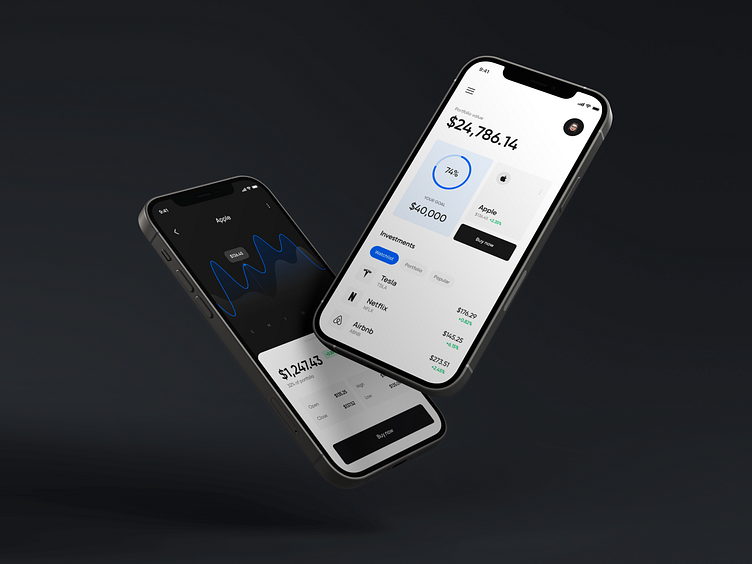 Track - Mobile Design for Finance App by Outcrowd on Dribbble