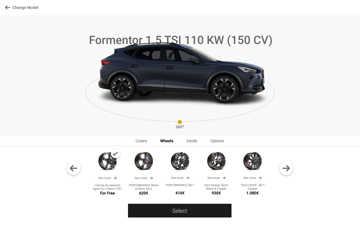 Car Configurator by Mokkapp on Dribbble