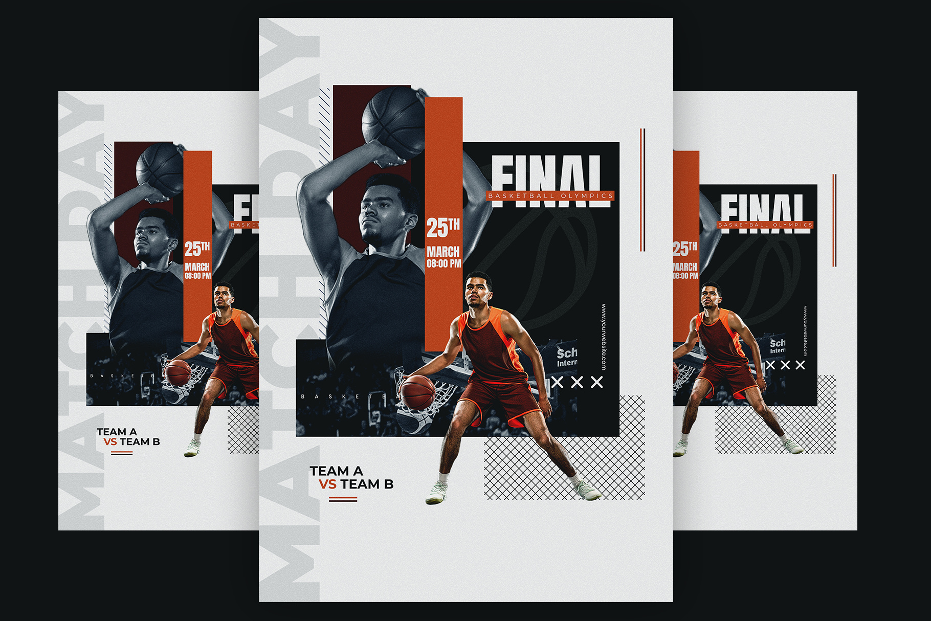 Final Game Schedule Basketball Flyer by Samtiv studio on Dribbble