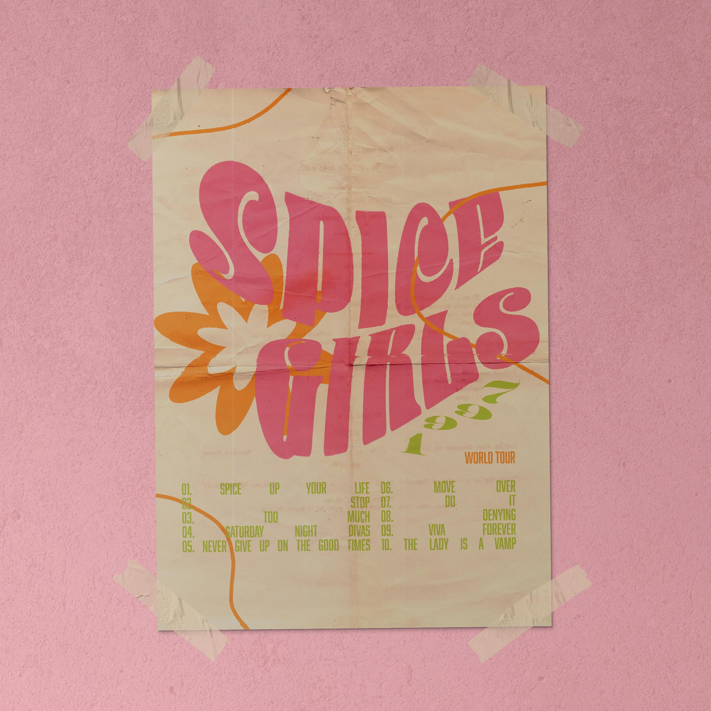 Spice Girls Poster by Jillian Gomez on Dribbble