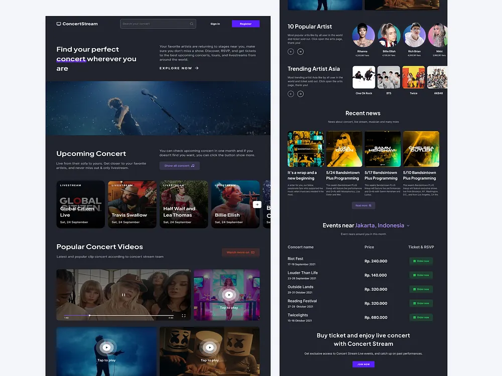 Streaming Website designs, themes, templates and downloadable graphic ...