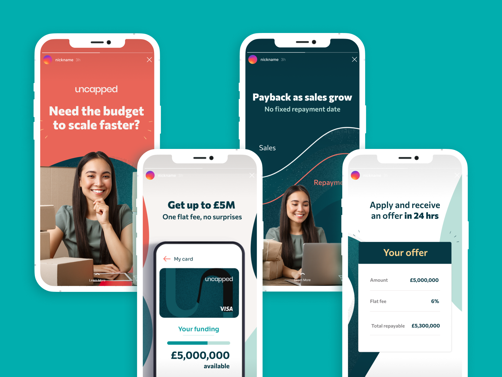 Uncapped - Stories Carousel by Lucas Cavalcante for Hey Digital on Dribbble