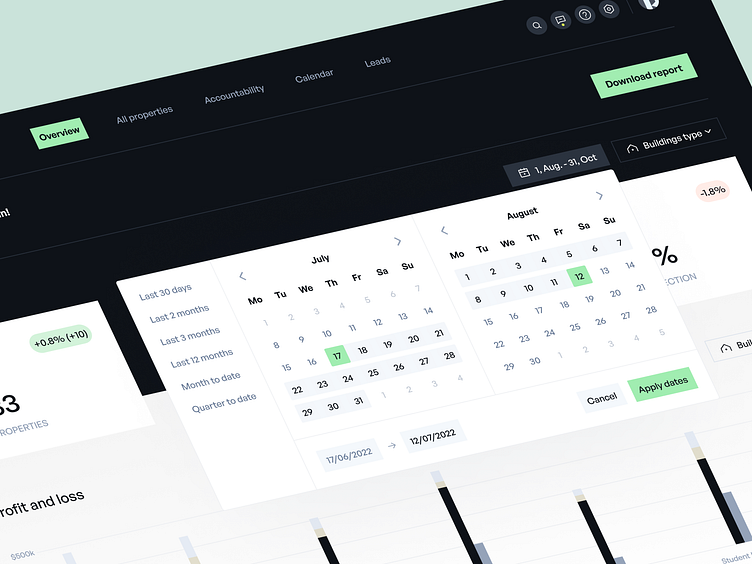 Nook • Date Range Picker Component by Juliette Lagache on Dribbble Nook • Date Range Picker Component by Juliette Lagache on Dribbble
