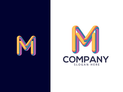 3D M letter mark logo | modern logo | M letter | logos by Freelancer ...