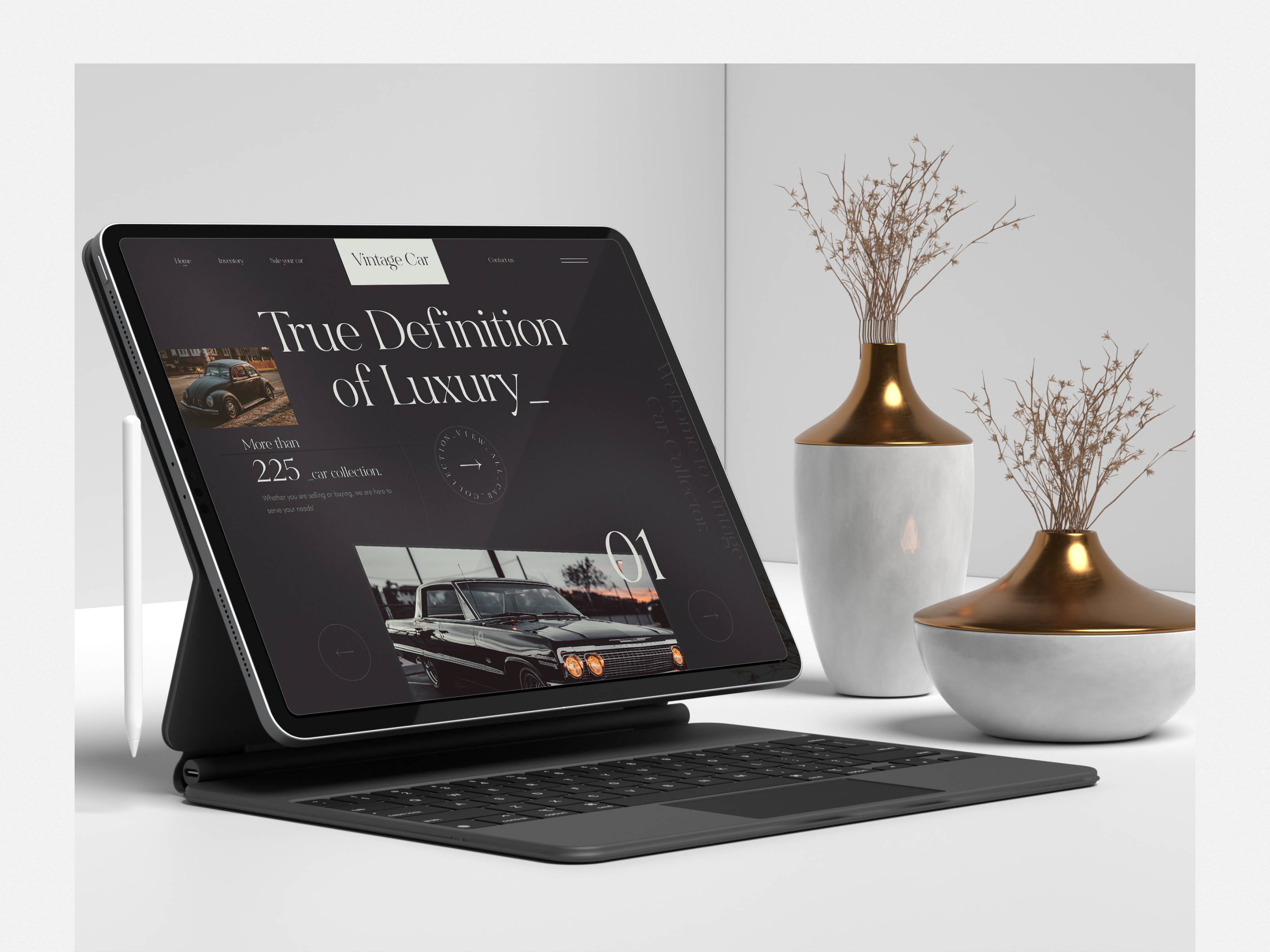 Vintage Car Collector Website Design by Muhammad Shofiuddoula for Zeyox ...