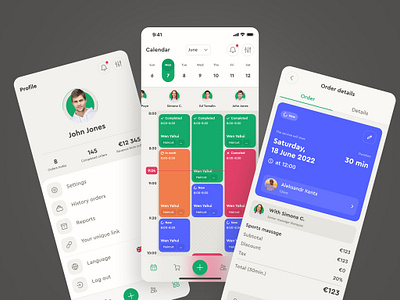 Staff Dashboard App by Andrew Nesterenko - UX/UI Designer on Dribbble