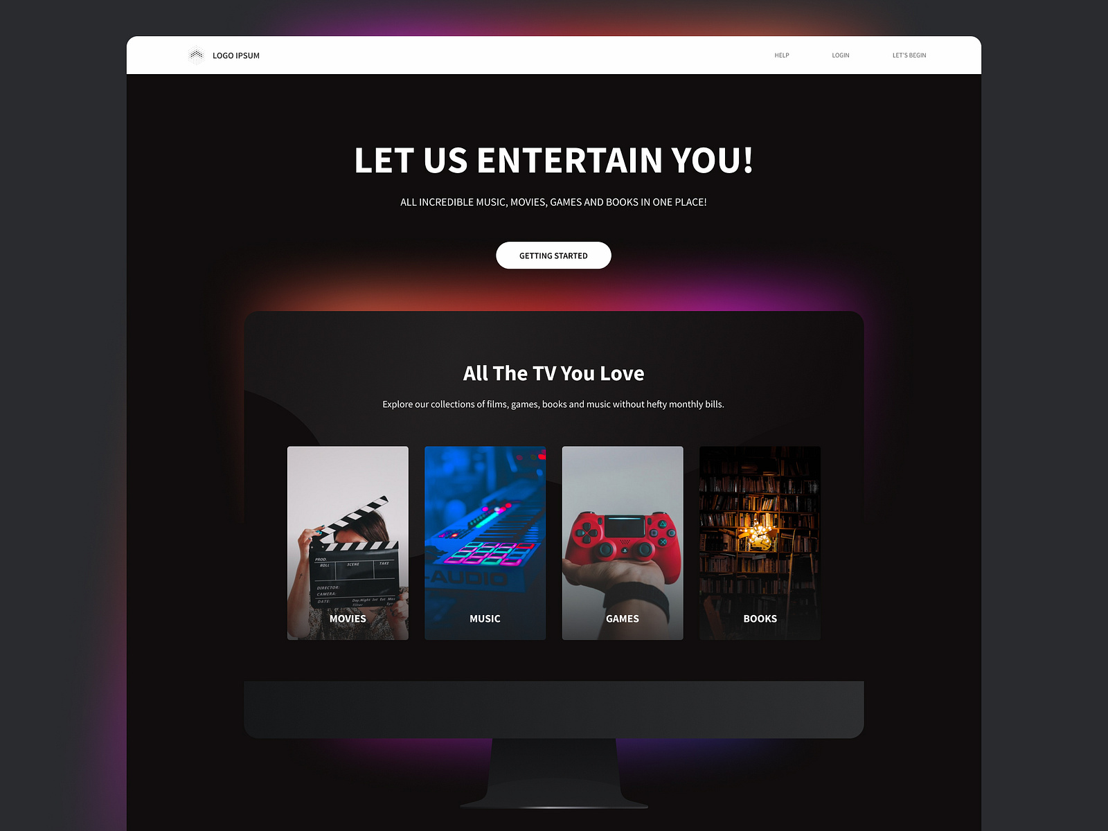 Media Site Template by ANDRII on Dribbble
