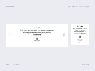 Browse thousands of Testimonials images for design inspiration | Dribbble
