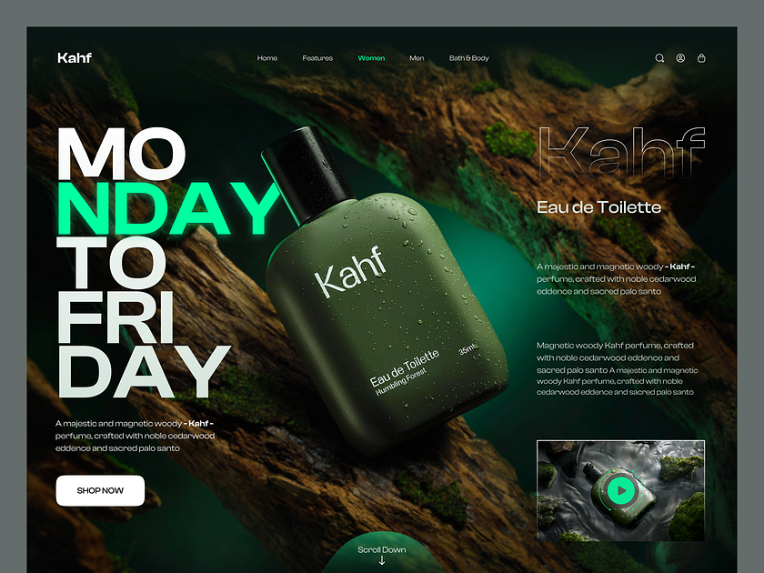 Perfume Landing Page designs, themes, templates and downloadable ... Perfume Landing Page designs, themes, templates and downloadable ...