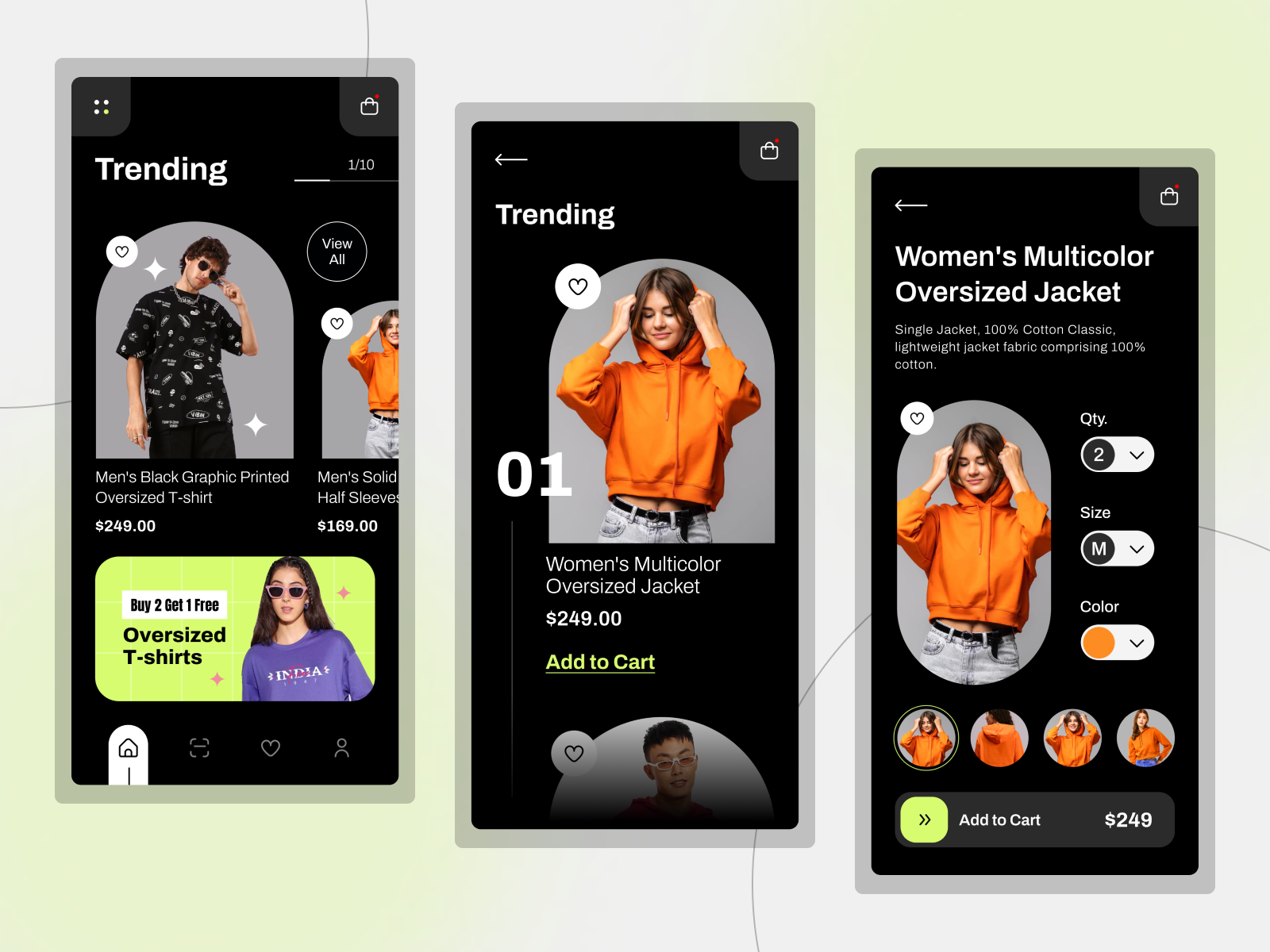 Fashion Store App UI by MQoS UI/UX for MultiQoS on Dribbble