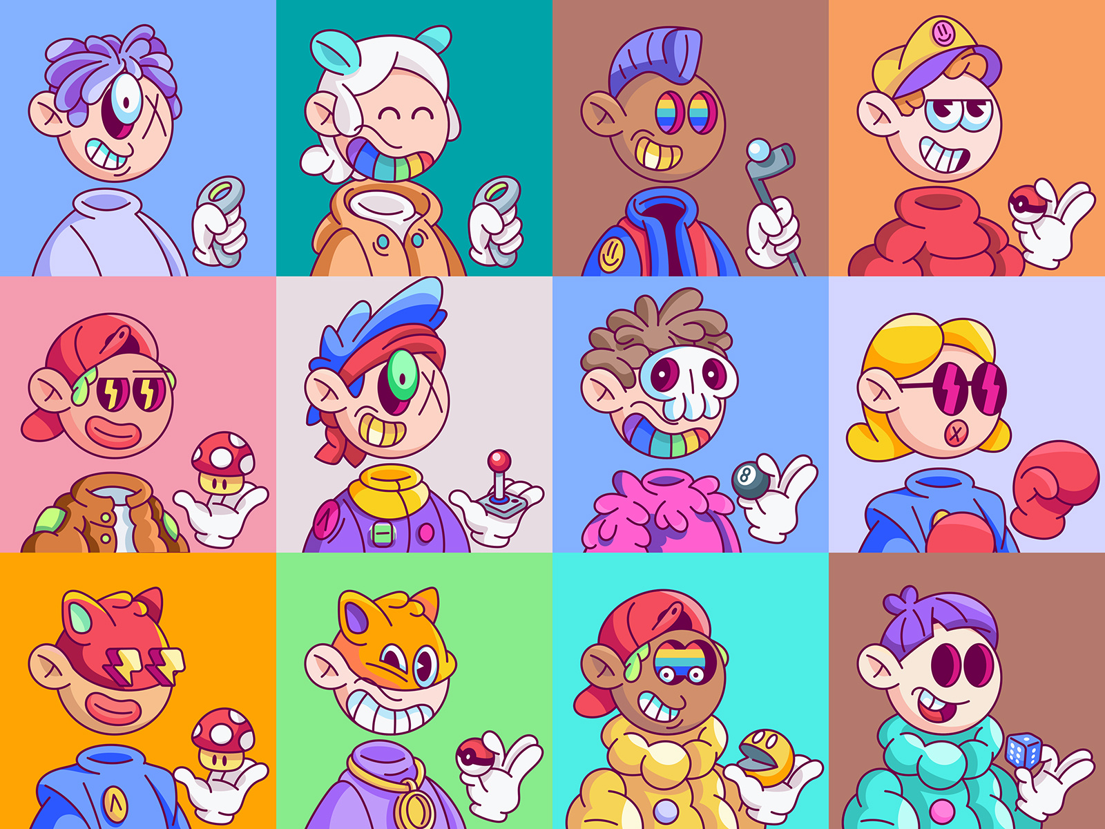 2d Doodle Nft Characters Simple Art Collection By Mark Rise On Dribbble 