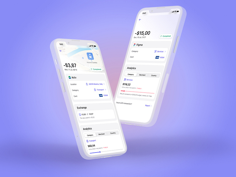 Financial App - Transaction Details Screen by usrnk1 on Dribbble
