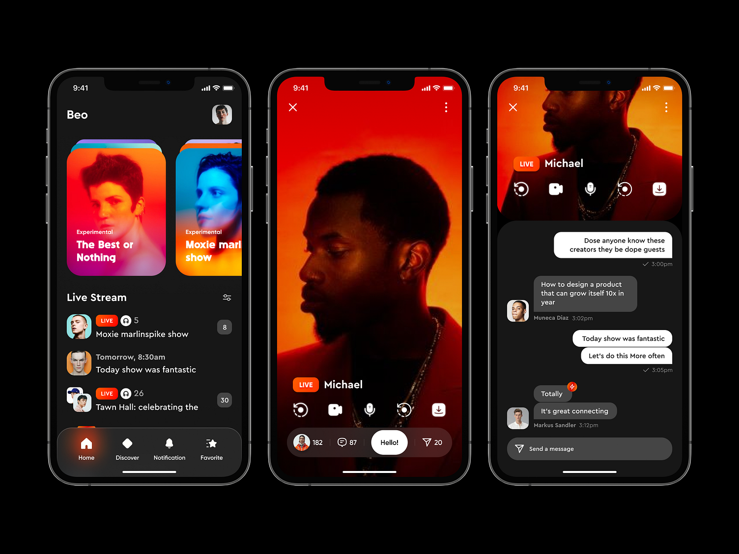 Social Media App by Orix Creative on Dribbble