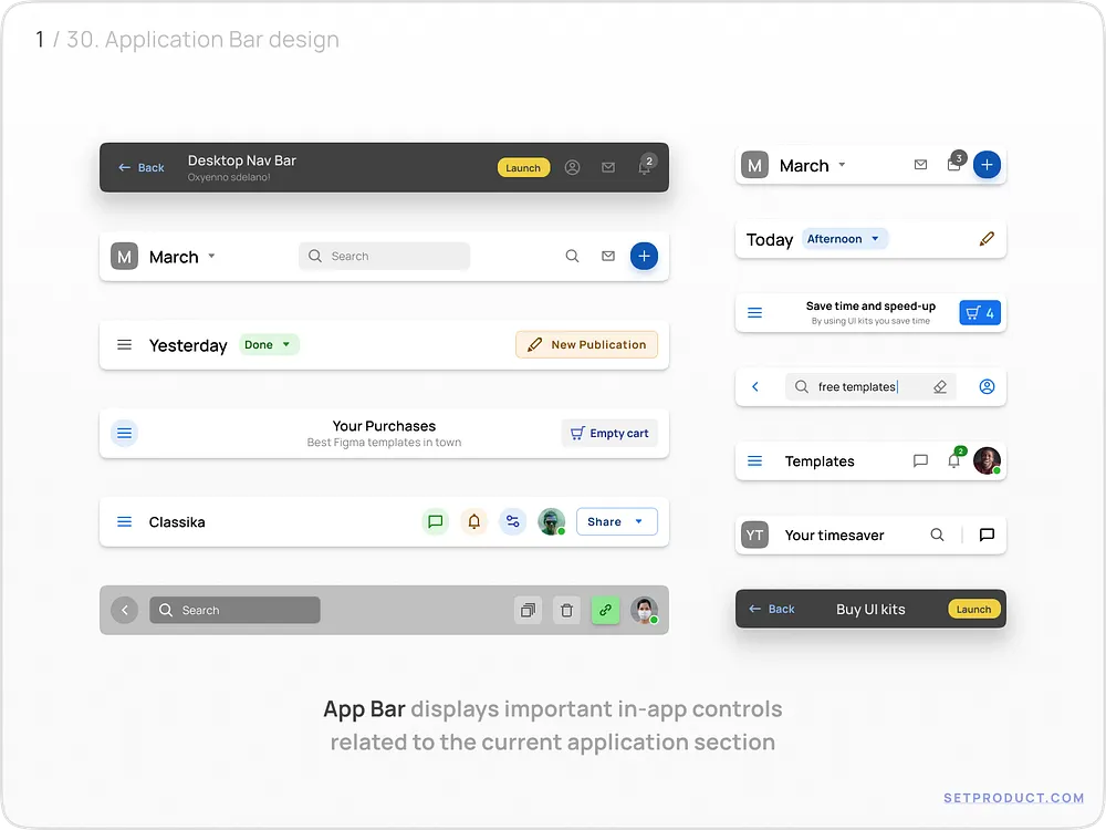 Browse thousands of Navbar images for design inspiration | Dribbble