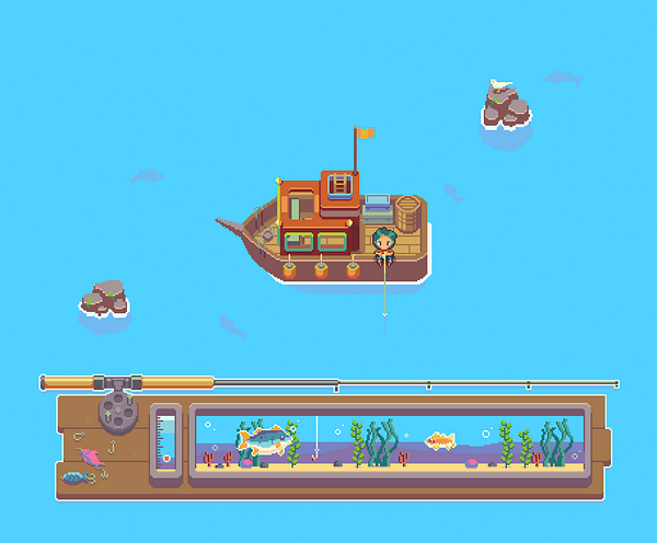 Fishing game by Artem Chernyshev on Dribbble