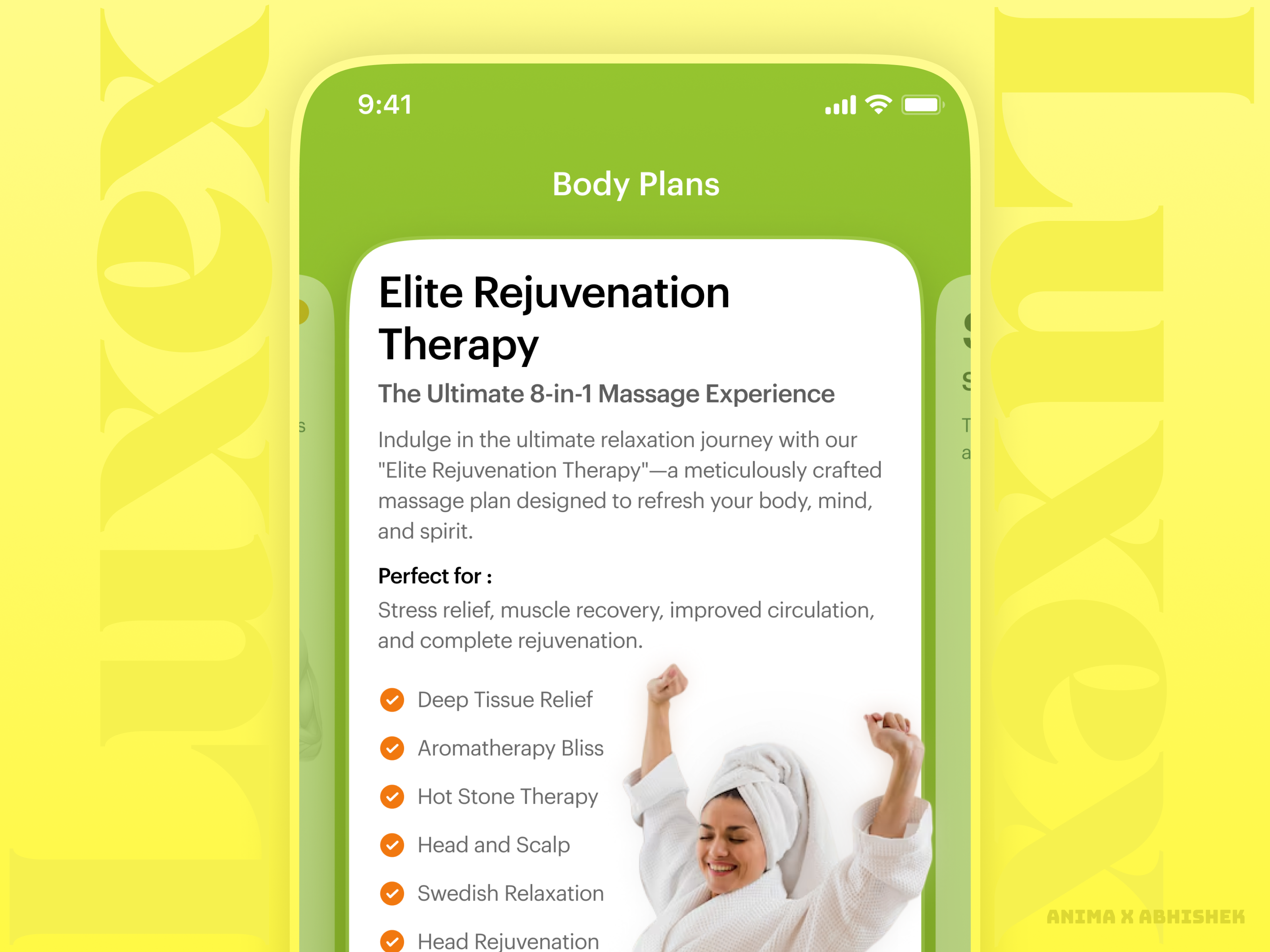 Luxes - Wellness Mobile App by Anima Agrawal on Dribbble