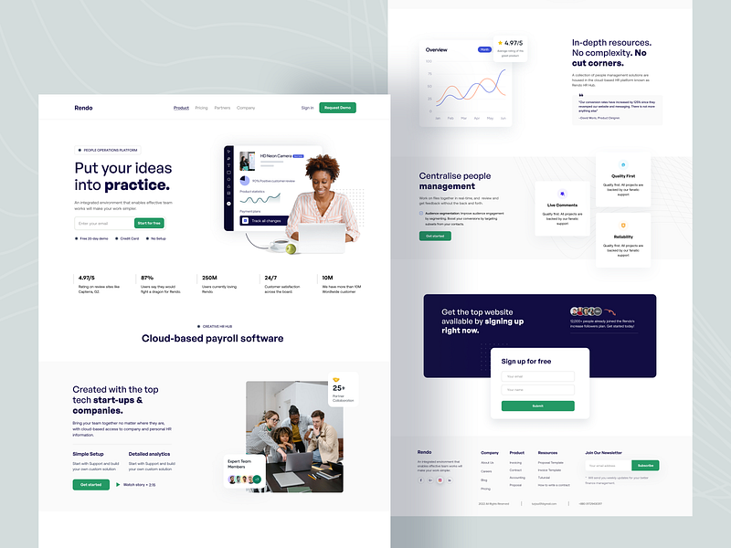Hy-brid Homepage Design 2021 by Turja Sen Das Partho on Dribbble